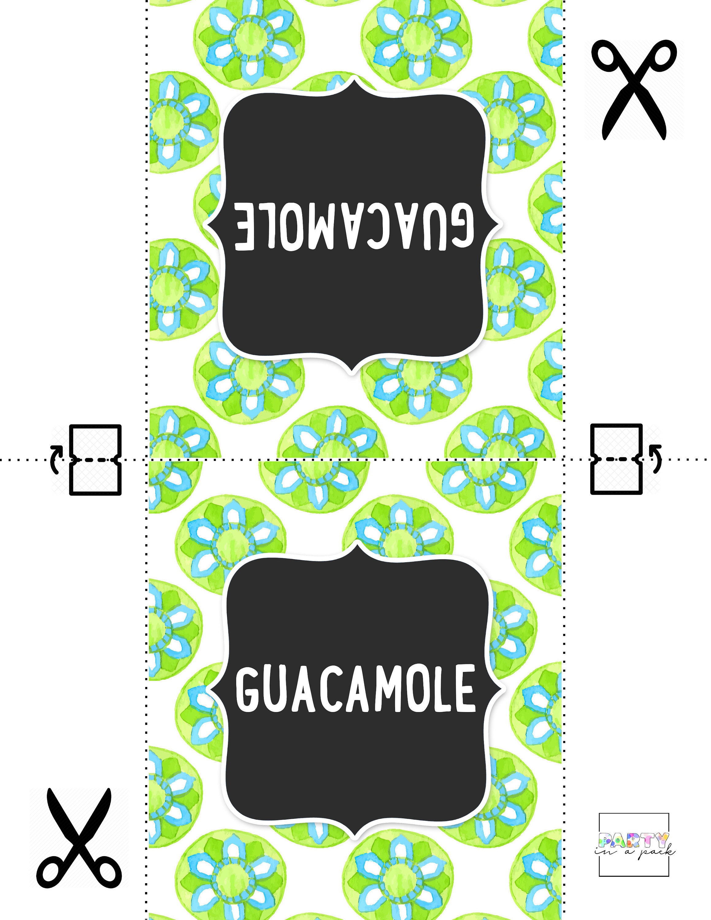 Cinco De Mayo Food Tags -taco Party - Fiesta Food Labels - Editable ...