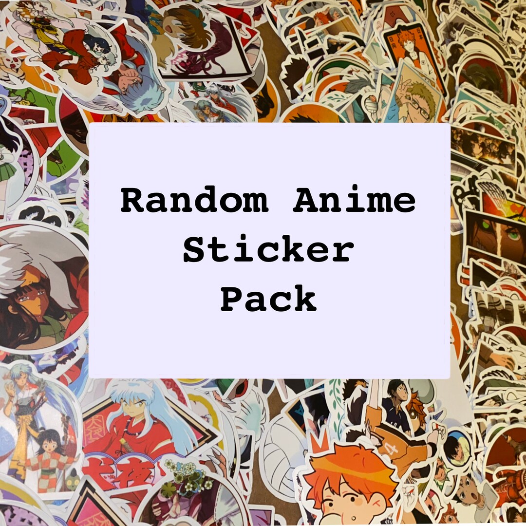Random Anime Sticker Pack - Etsy