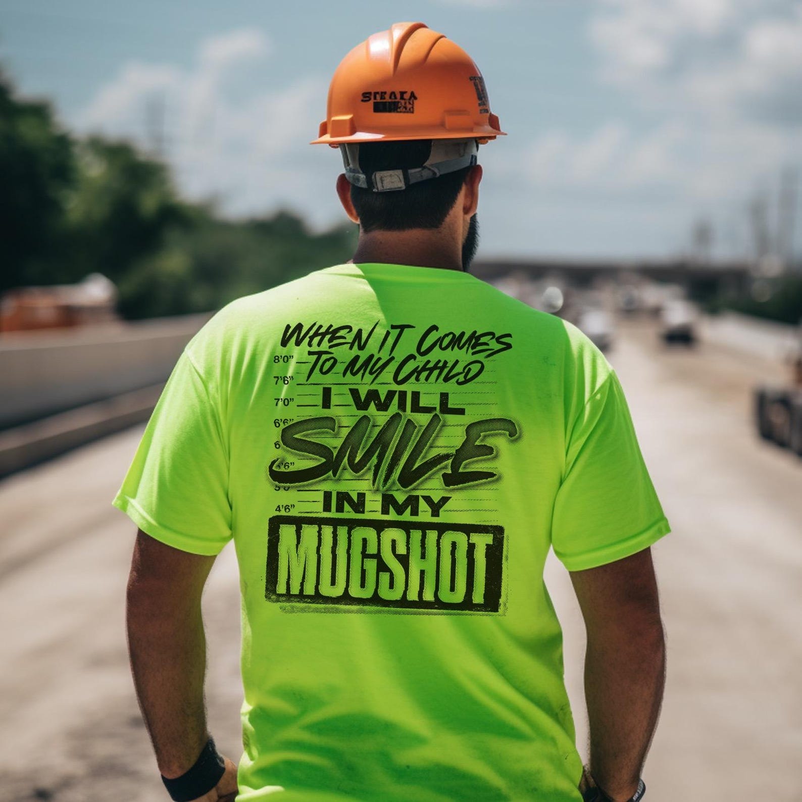 Mugshot Safety Yellow T-shirt Safety Yellow Hi-vis T-shirt SM-4XL - Etsy