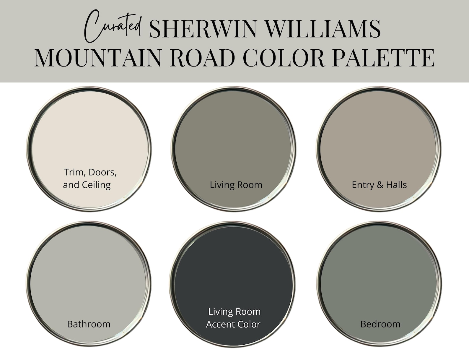 Sherwin-williams Mountain Road Color Palette, Mountain House, Neutral ...