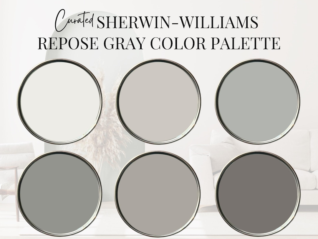 Sherwin-williams Repose Gray Color Palette, Neutral Color Palette ...