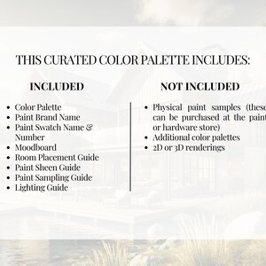 Modern Lakeside Color Palette - Modern Lake House - Modern Lake House ...