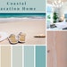 Coastal Paint Color Palette Coastal Vacation Home Beach Color Palette ...