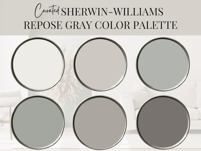 Sherwin-williams Repose Gray Color Palette, Neutral Color Palette ...