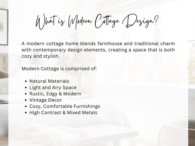 Curated Modern Cottage Whole Home Color Palette Guide, Interior Paint ...