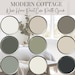 Curated Modern Cottage Whole Home Color Palette Guide, Interior Paint ...