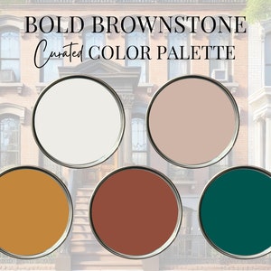 Bold Brownstone Color Palette - Bold Paint Colors - Interior Paint ...