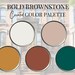 Bold Brownstone Color Palette - Bold Paint Colors - Interior Paint ...