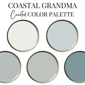 Coastal Grandma Color Palette, Coastal Grandma Paint Color Palette ...