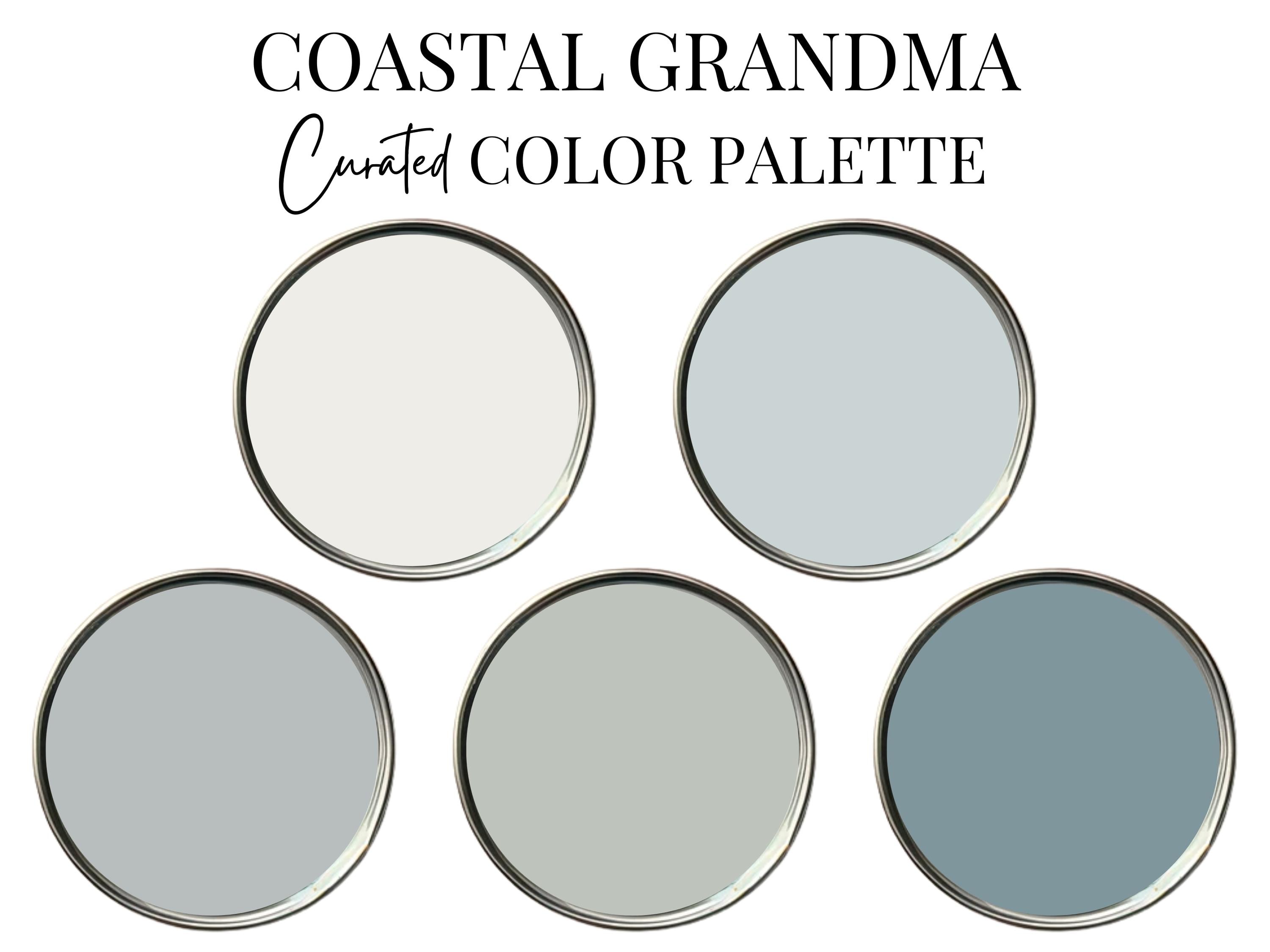 Coastal Grandma Color Palette, Coastal Grandma Paint Color Palette ...