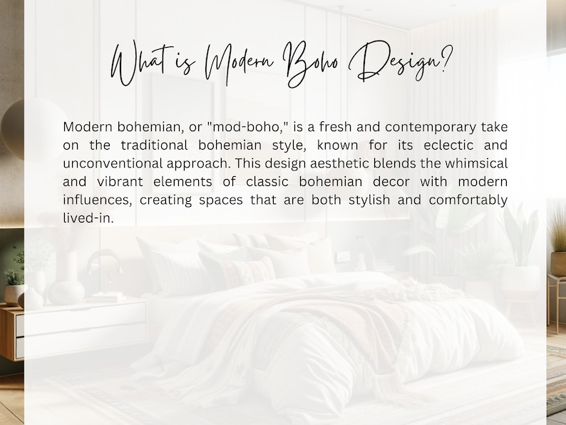 Curated Modern Boho Whole Home Color Palette Guide, Interior Paint ...