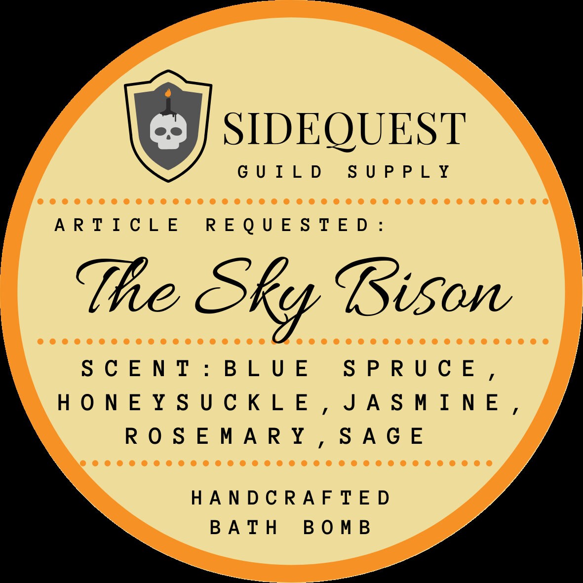 The Sky Bison / ATLA Appa Inspired Bath Bomb / Sidequest Guild - Etsy