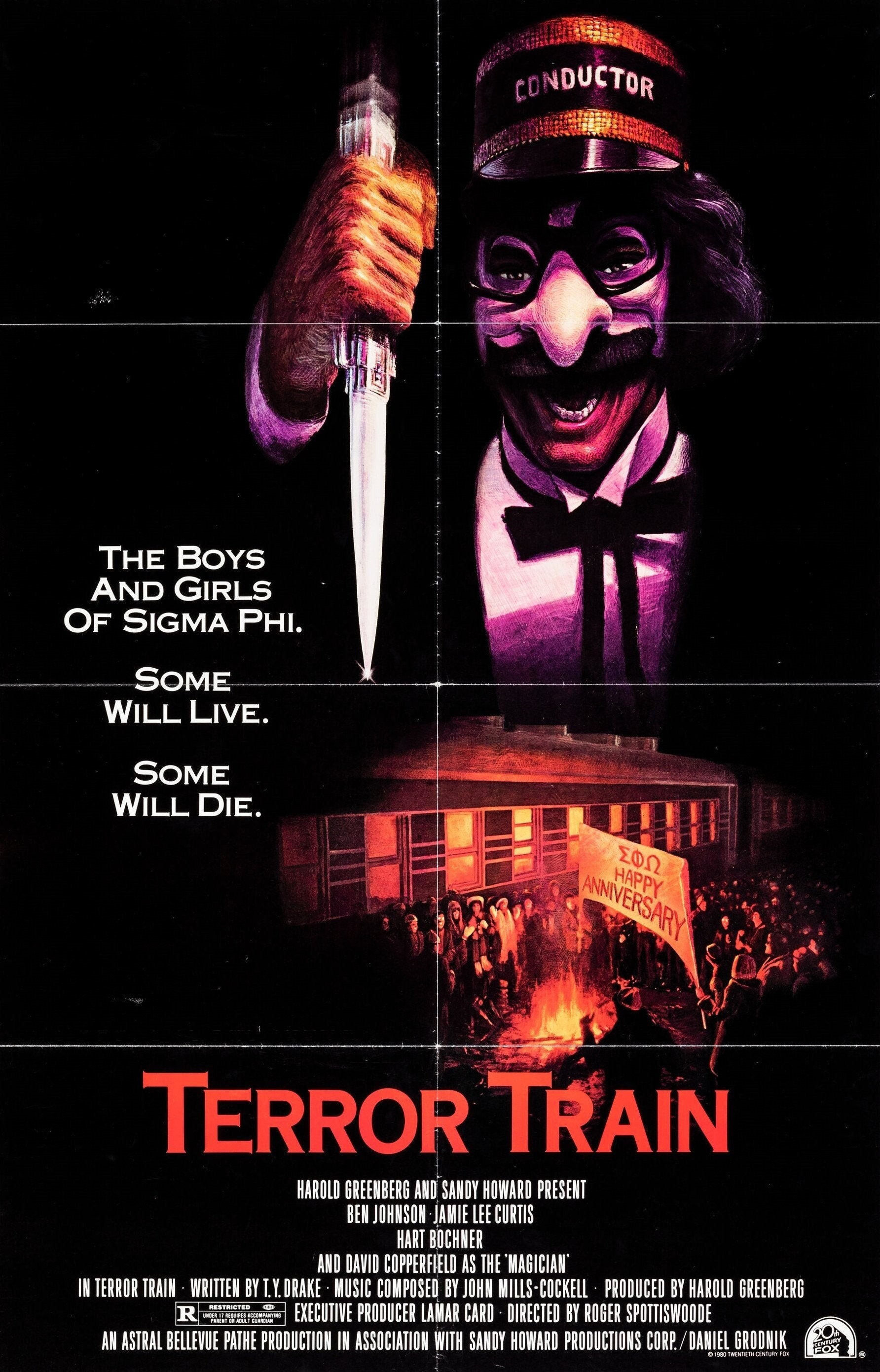Terror Train 1980 Retro Movie Poster, Restored, High Quality, Print Quality Vintage - Etsy
