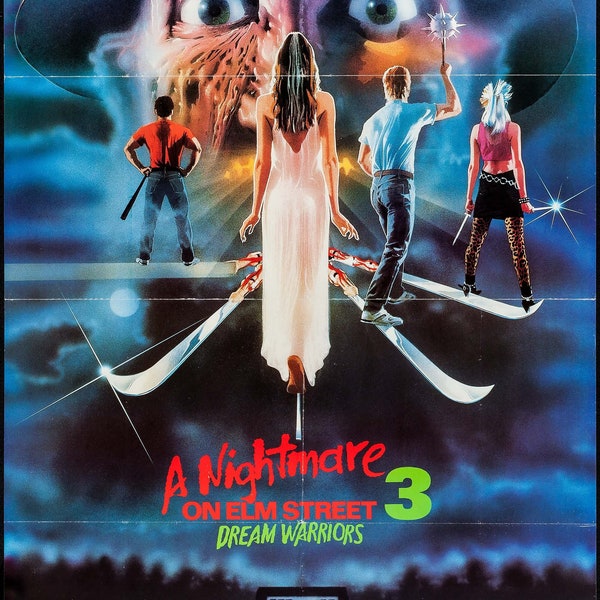 Nightmare on Elm Street 3 Movie Poster - Etsy