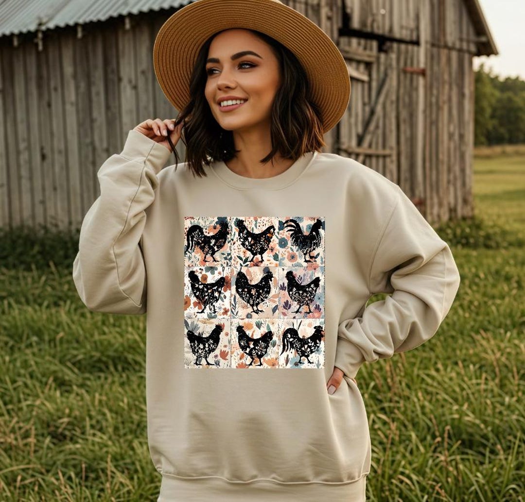 Chicken Shirts, Chicken Pullover Shirts, Woman Shirts, Comfort ...