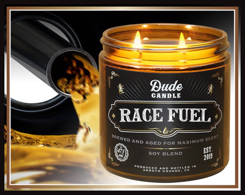 Race Fuel Scented Candle - Etsy