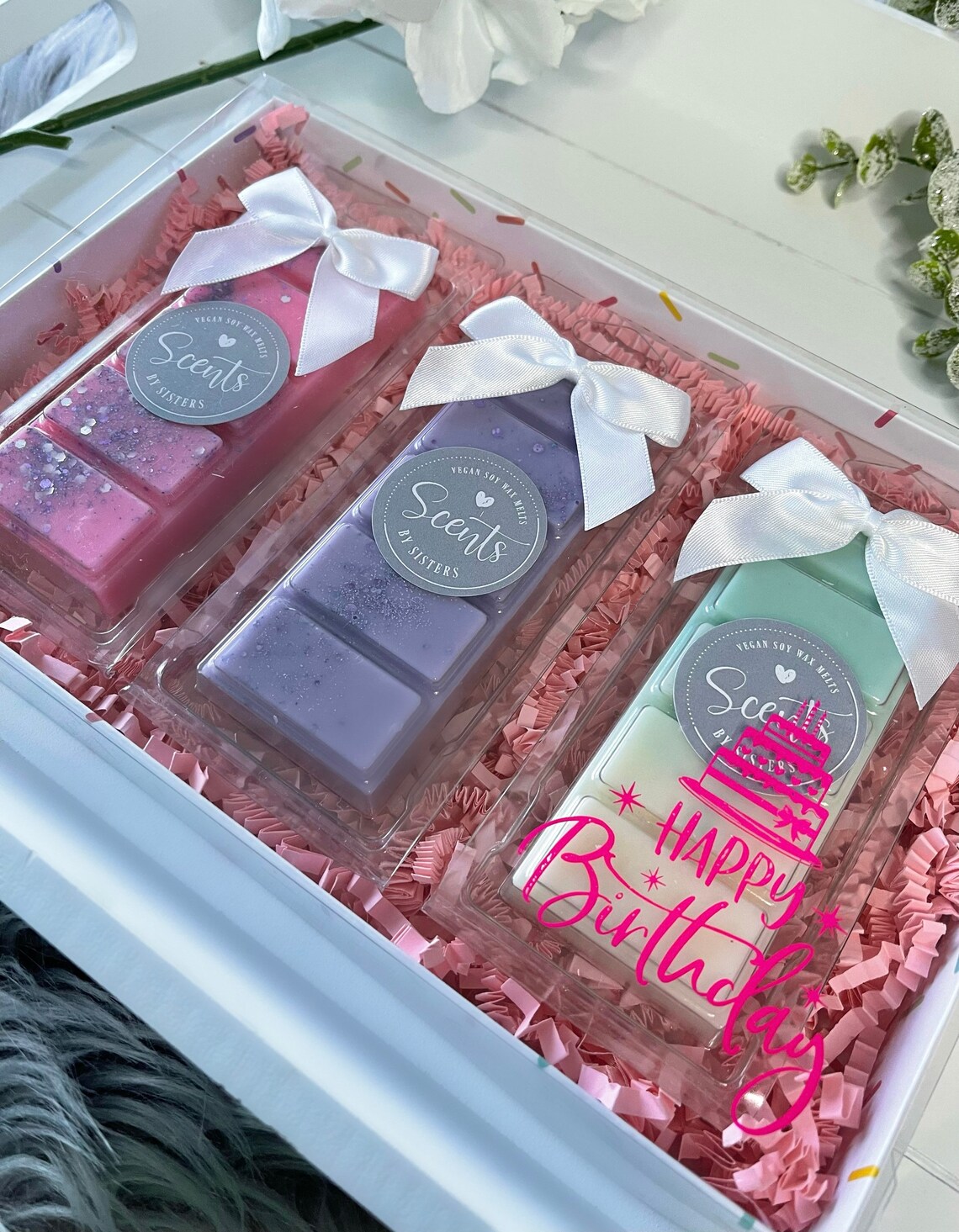 Bday Sprinkles Gift Set Happy Birthday Wax Melt Gift Set - Etsy UK