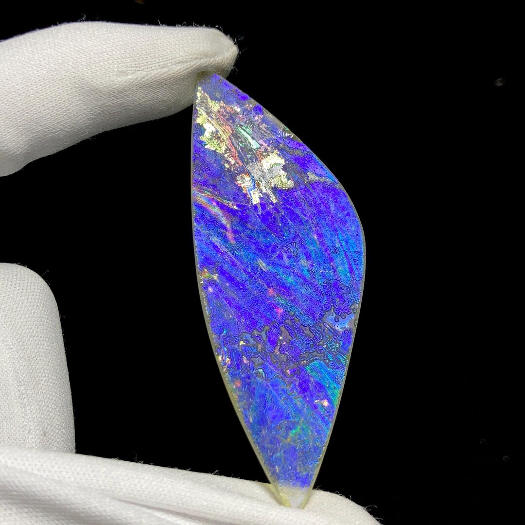 Striking Ancient Roman Glass, Beautiful Multi Flashing Glass, 70x26x3mm ...
