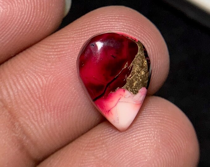 Superb Quality Red Rose Dahila Mohave Turquoise Cabochon, Beautiful ...