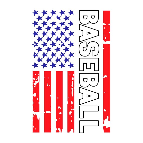 Baseball Flag Pngsvgjpg | Etsy