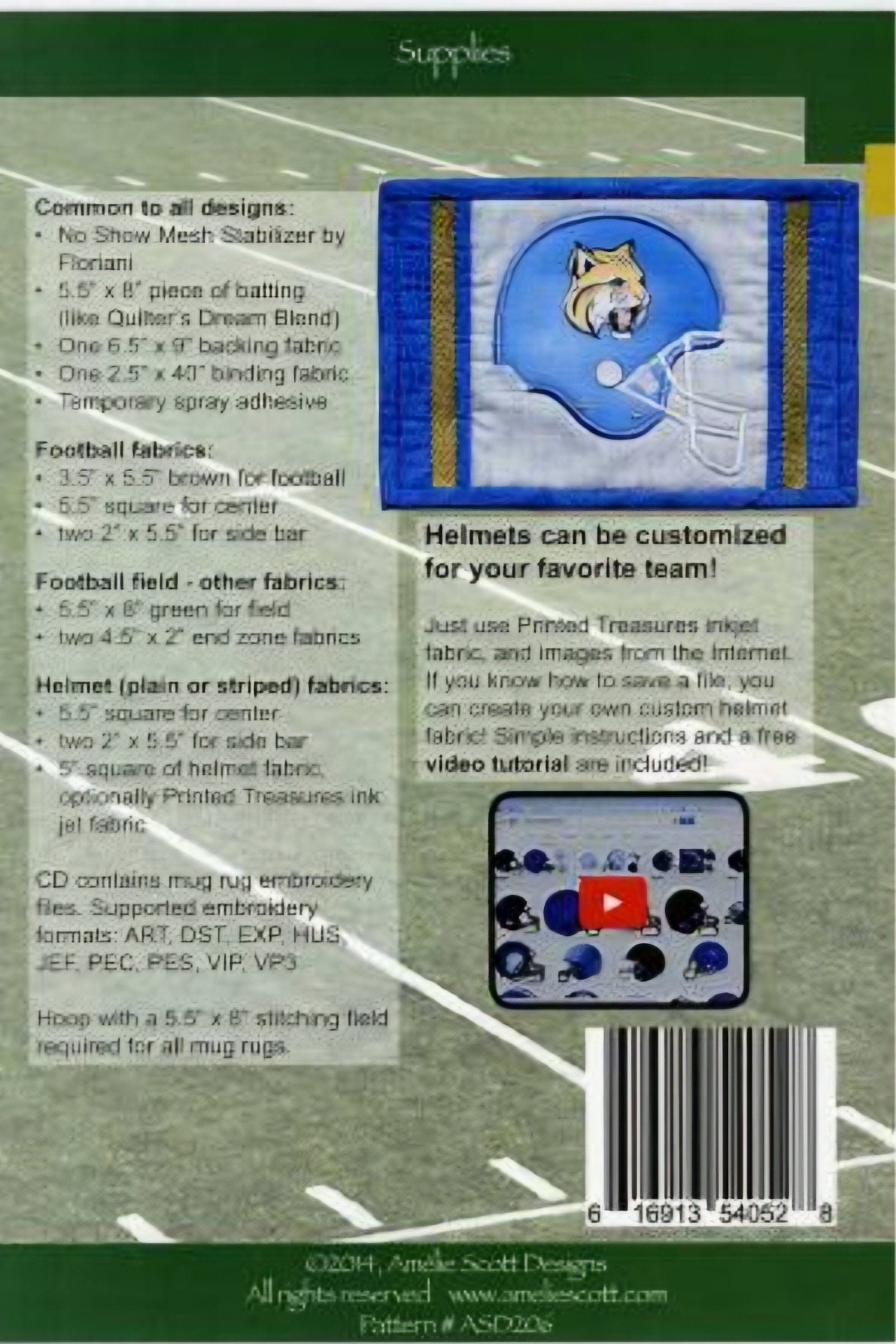 Football Mug Rugs Patterns - Etsy