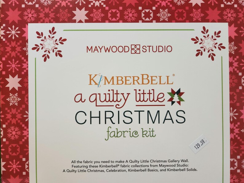 A Quilty Little Christmas Fabric Kit From Kimberbell and Maywood Studio ...