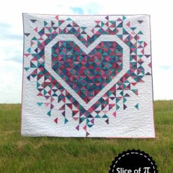 Exploding Heart Quilt Pattern - Etsy