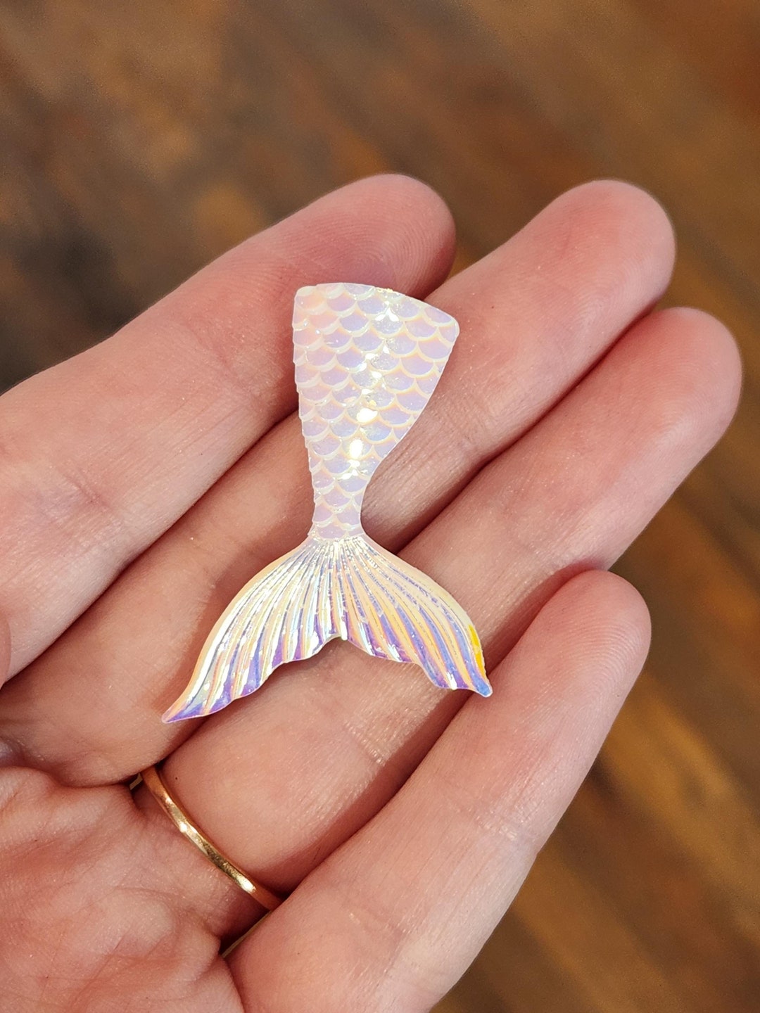 Iridescent Mermaid Tail Diamond Painting Cover Minder | Needle Minder ...