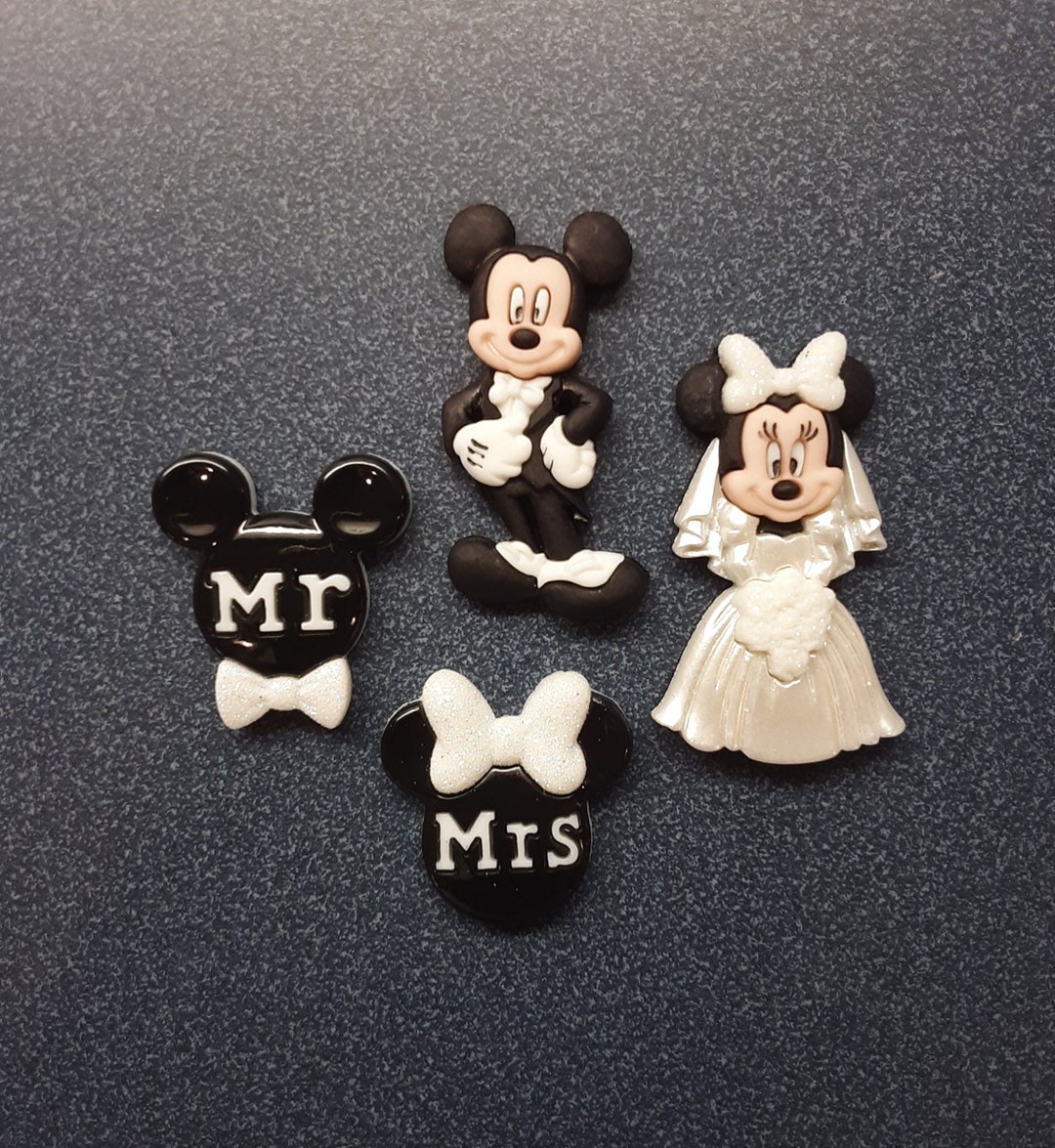 Bride and Groom Mickey & Minnie Mouse Diamond Painting Cover Minders ...