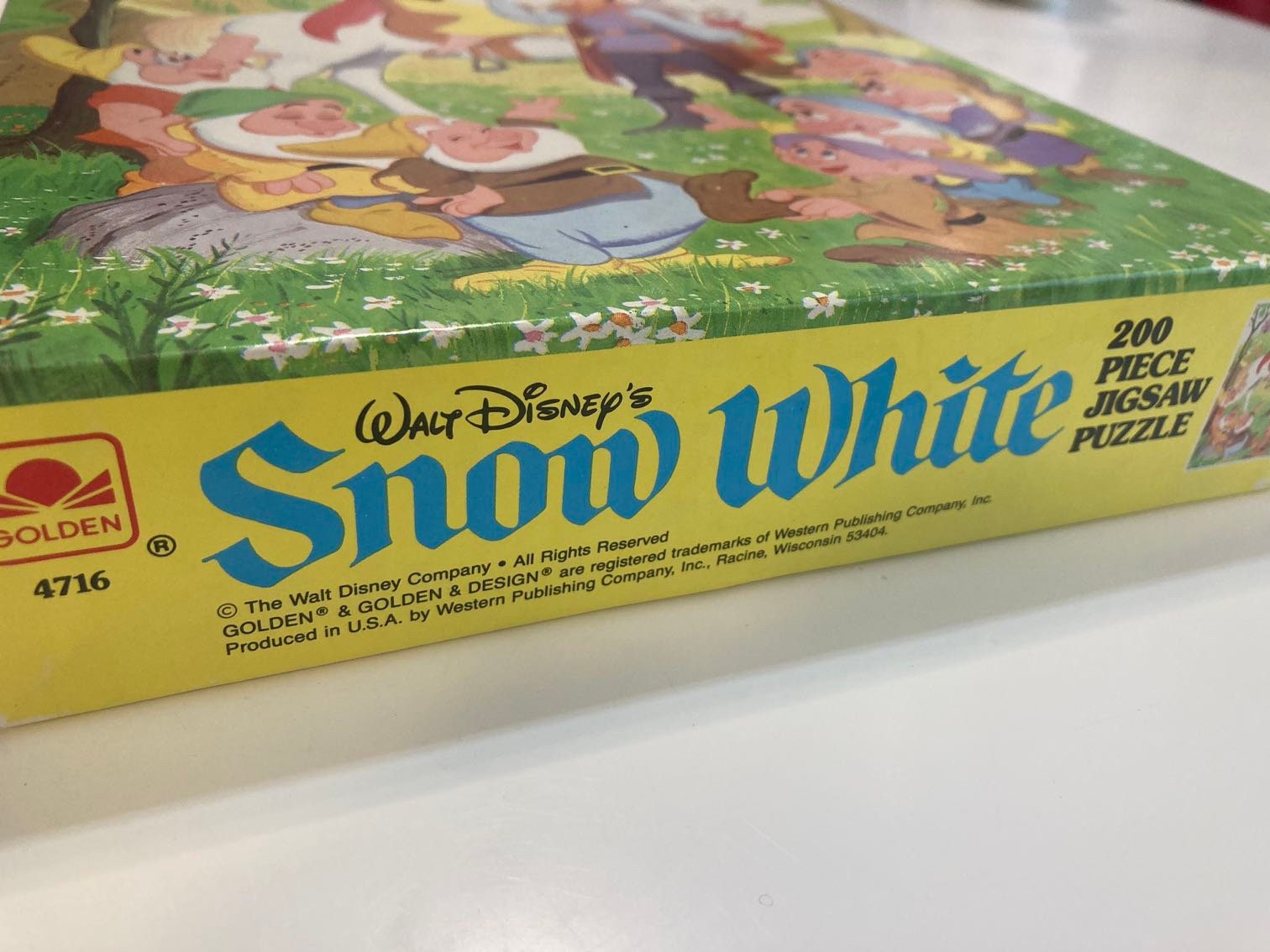 Vintage Disney Snow White Puzzle - Etsy
