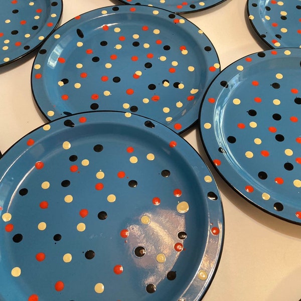 Enamelware Set - Etsy