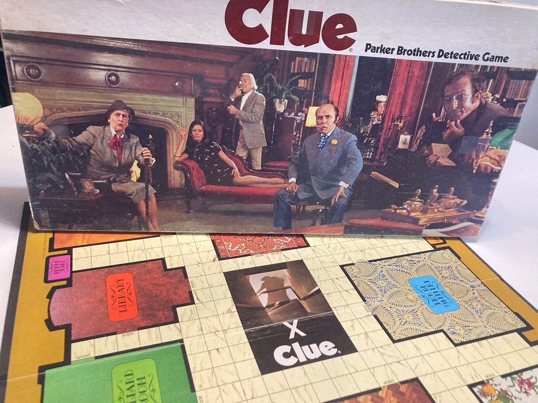 Vintage Clue Board Game - Etsy