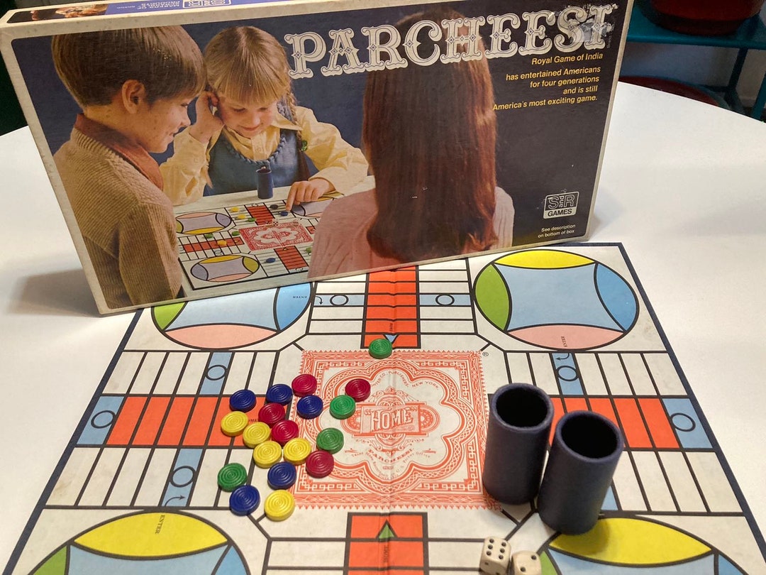 Vintage Parcheesi Board Game - Etsy