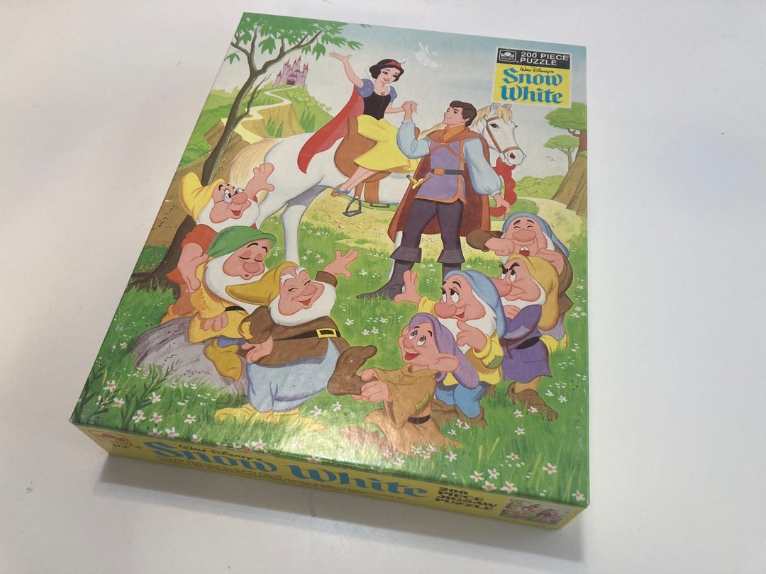 Vintage Disney Snow White Puzzle - Etsy