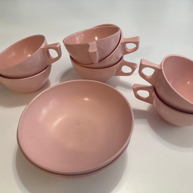 Pink Melmac - Etsy