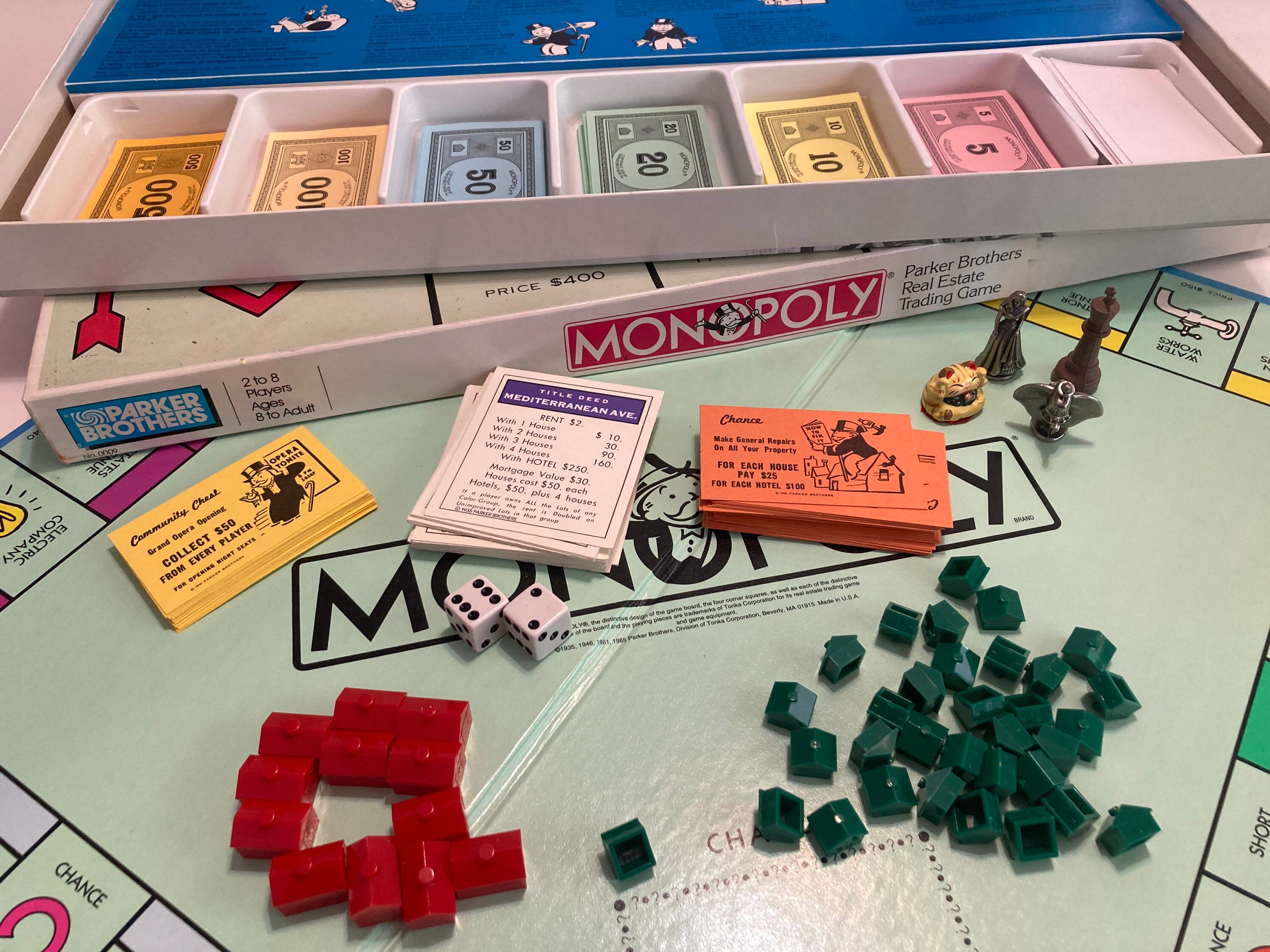 Vintage Monopoly Board Game - Etsy