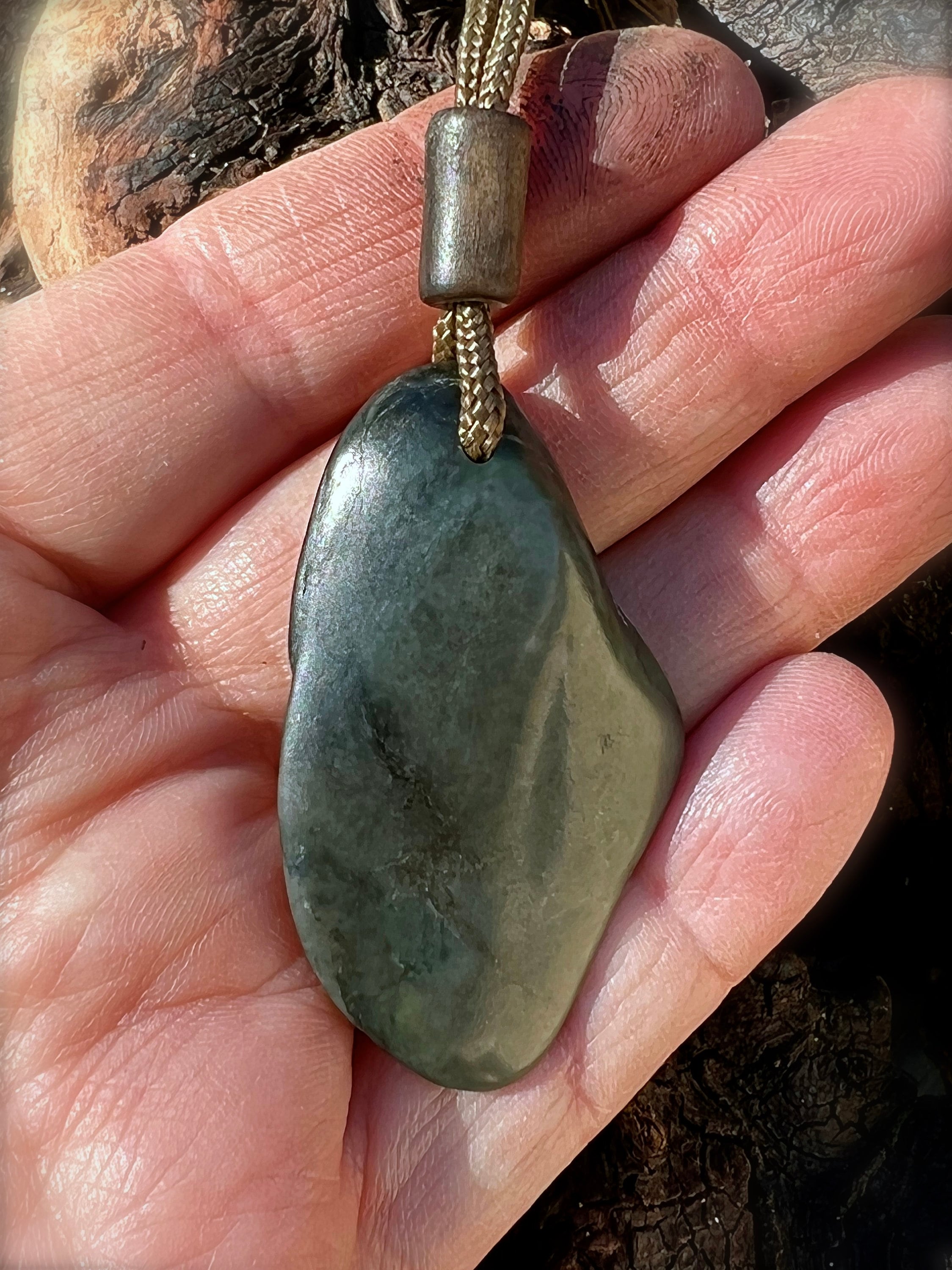 Unique Shapes Collection, Big Sur Jade Pendant - Etsy