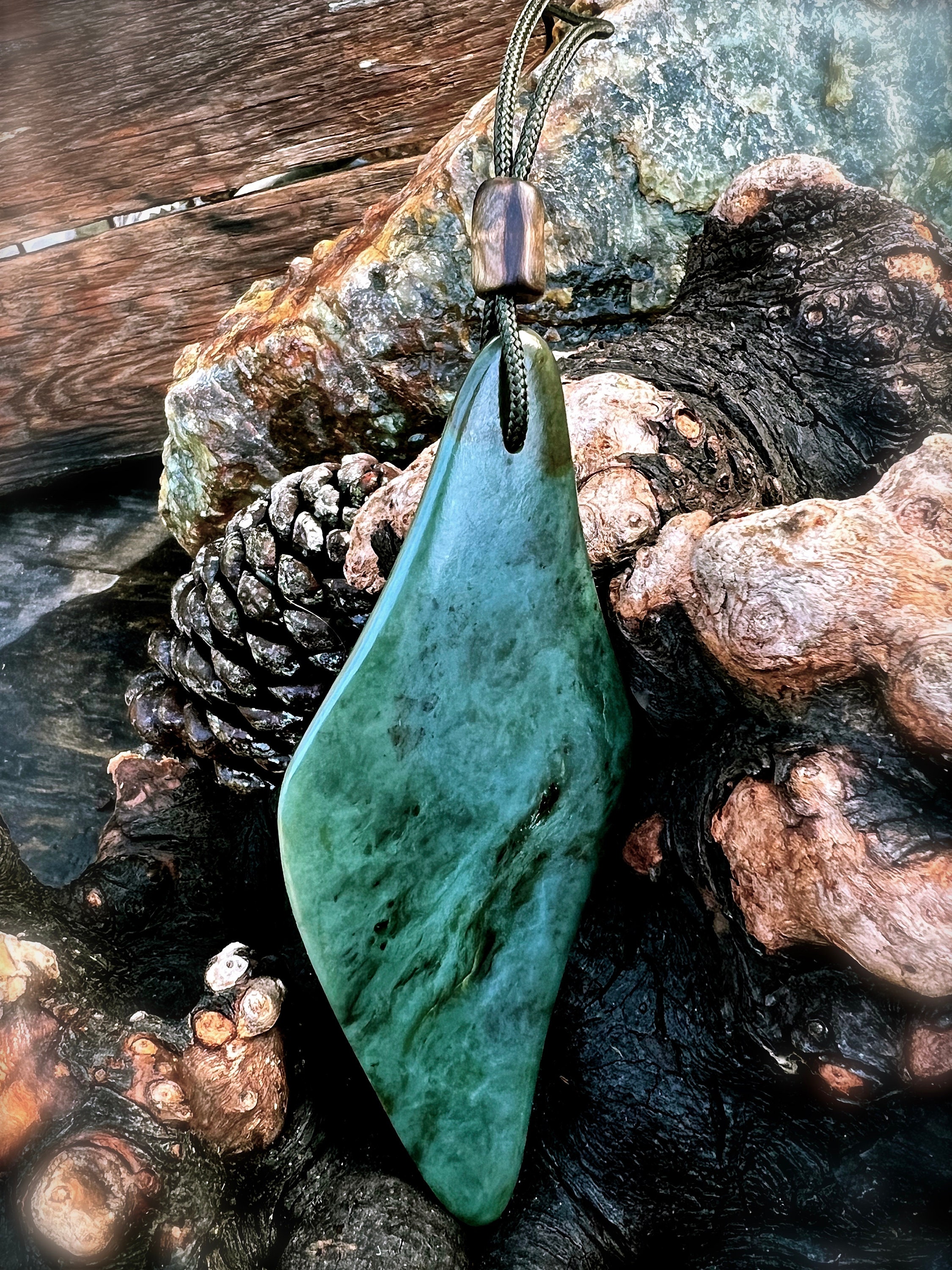Big Sur Jade chimes Collection Soul Pendant, Large and Substantial 5 X 2.75 - Etsy