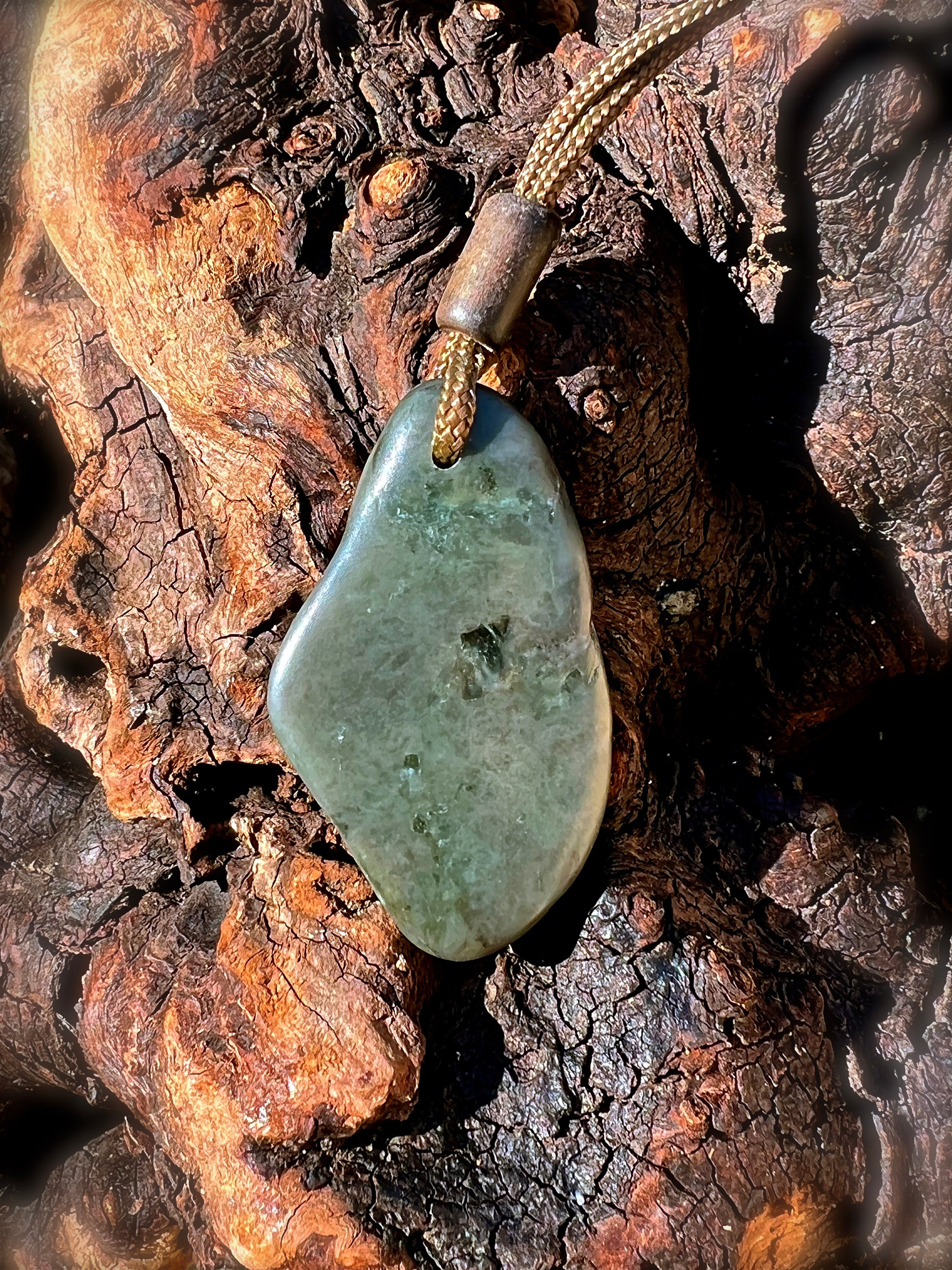 Unique Shapes Collection, Big Sur Jade Pendant - Etsy