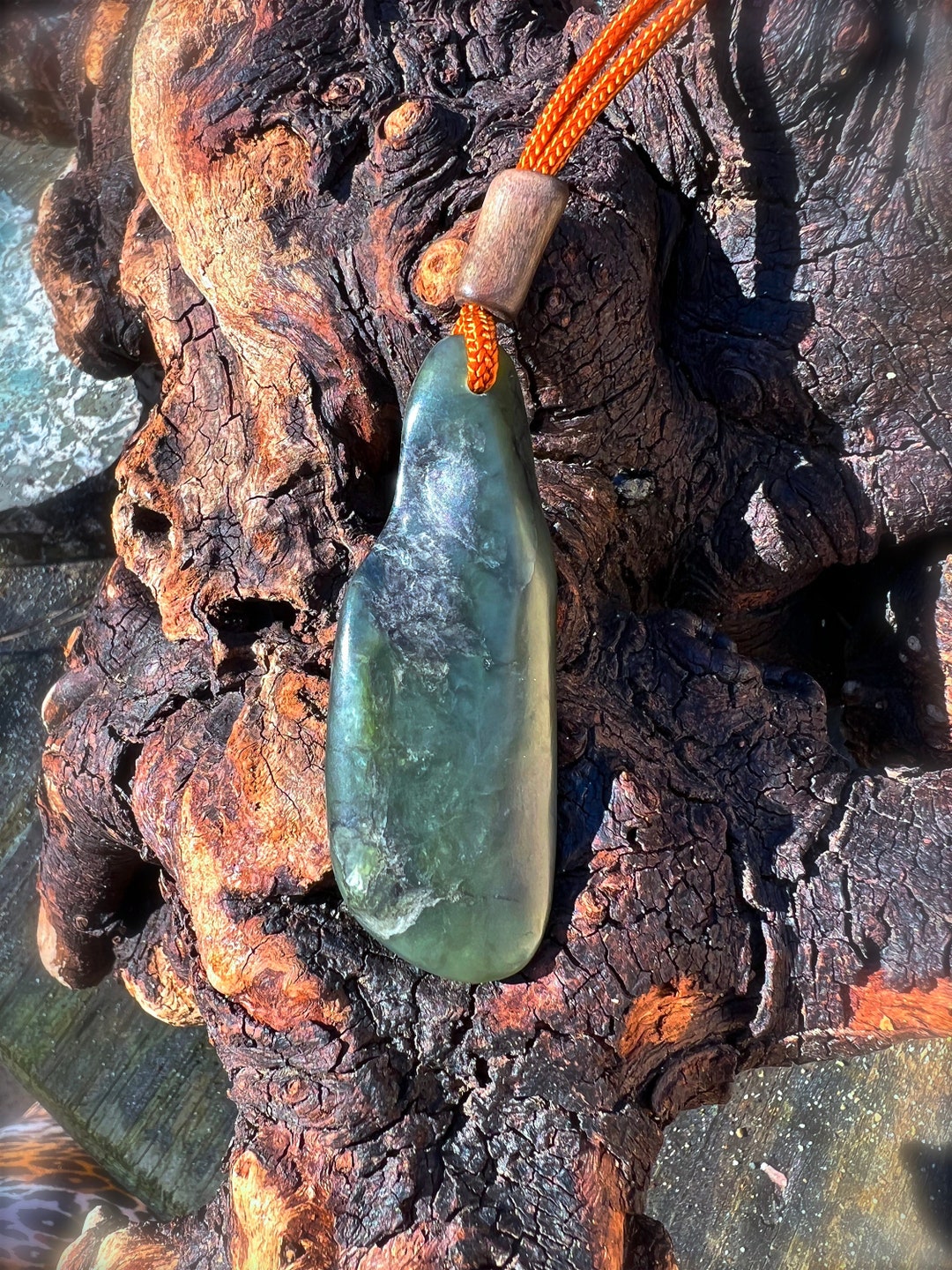Unique Shapes Collection, Big Sur Jade Pendant - Etsy