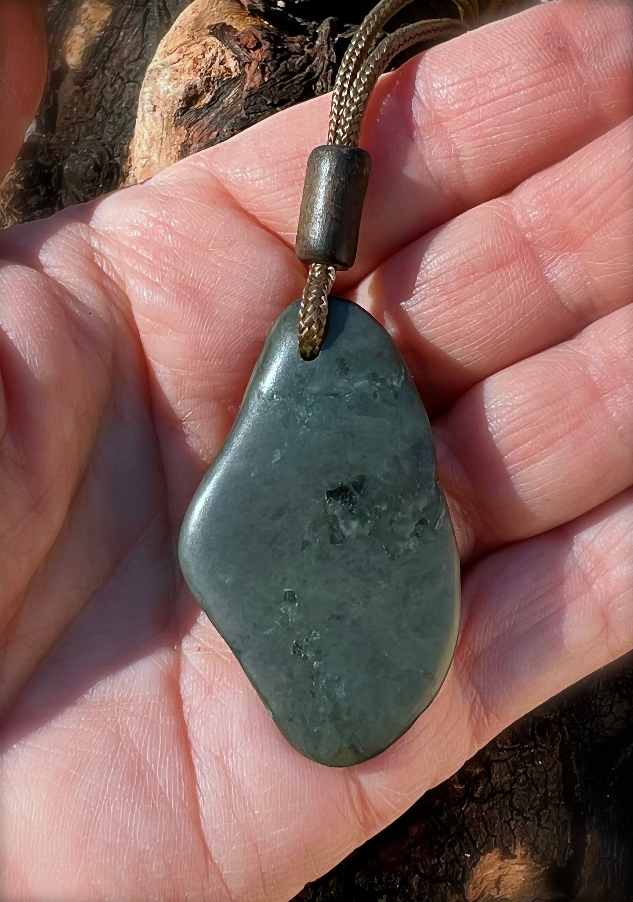 Unique Shapes Collection, Big Sur Jade Pendant - Etsy