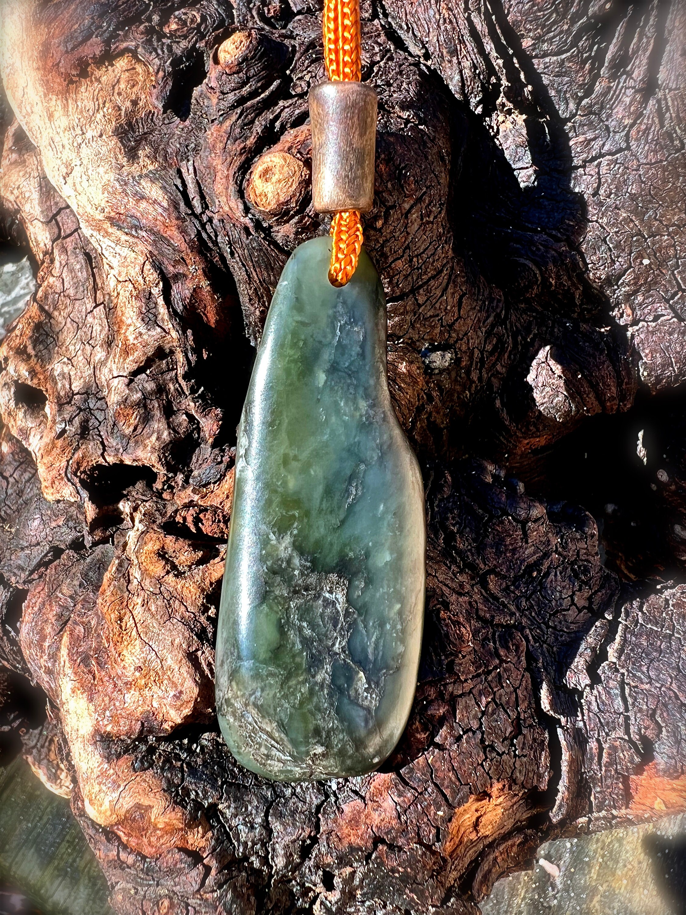 Unique Shapes Collection, Big Sur Jade Pendant - Etsy