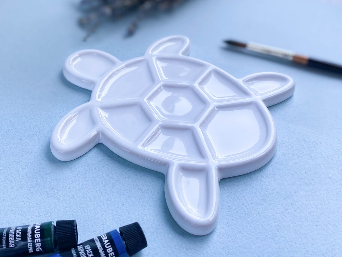 TURTLE Ceramic Palette | Etsy