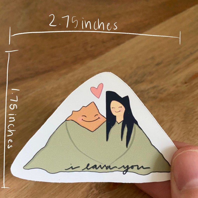 I Lava You Sticker - Etsy