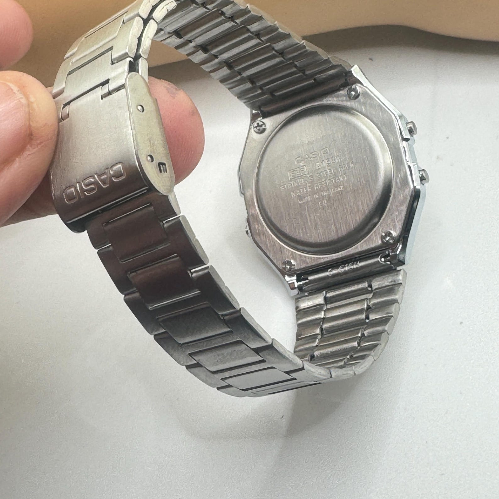 Casio Sports Watch , Stainless Steel Band , 34 Mm Diameter , Fits 8 ...