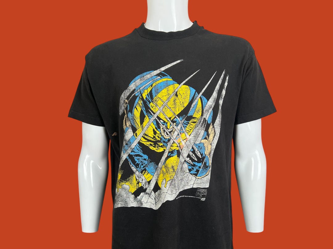 Vintage 1994 Marvel Comic Images Wolverine X-men Single Stitch Fruit of ...