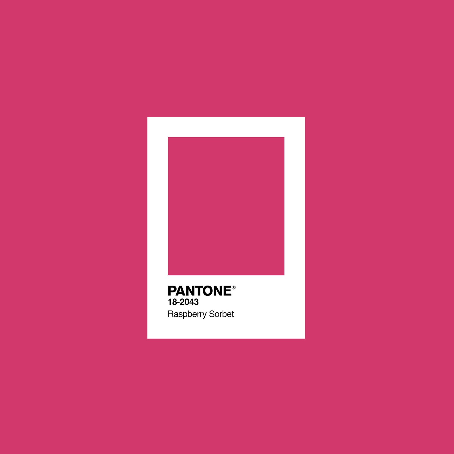 Pantone Raspberry Sorbet 18-2043 Printable Wall Art | Etsy