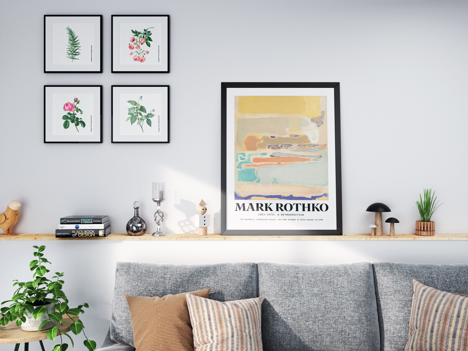 Mark Rothko Multiform 1948 Abstract Expressionism canvas | Etsy