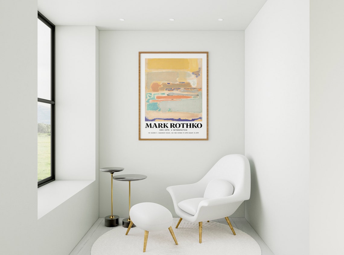 Mark Rothko Multiform 1948 Abstract Expressionism Canvas | Etsy