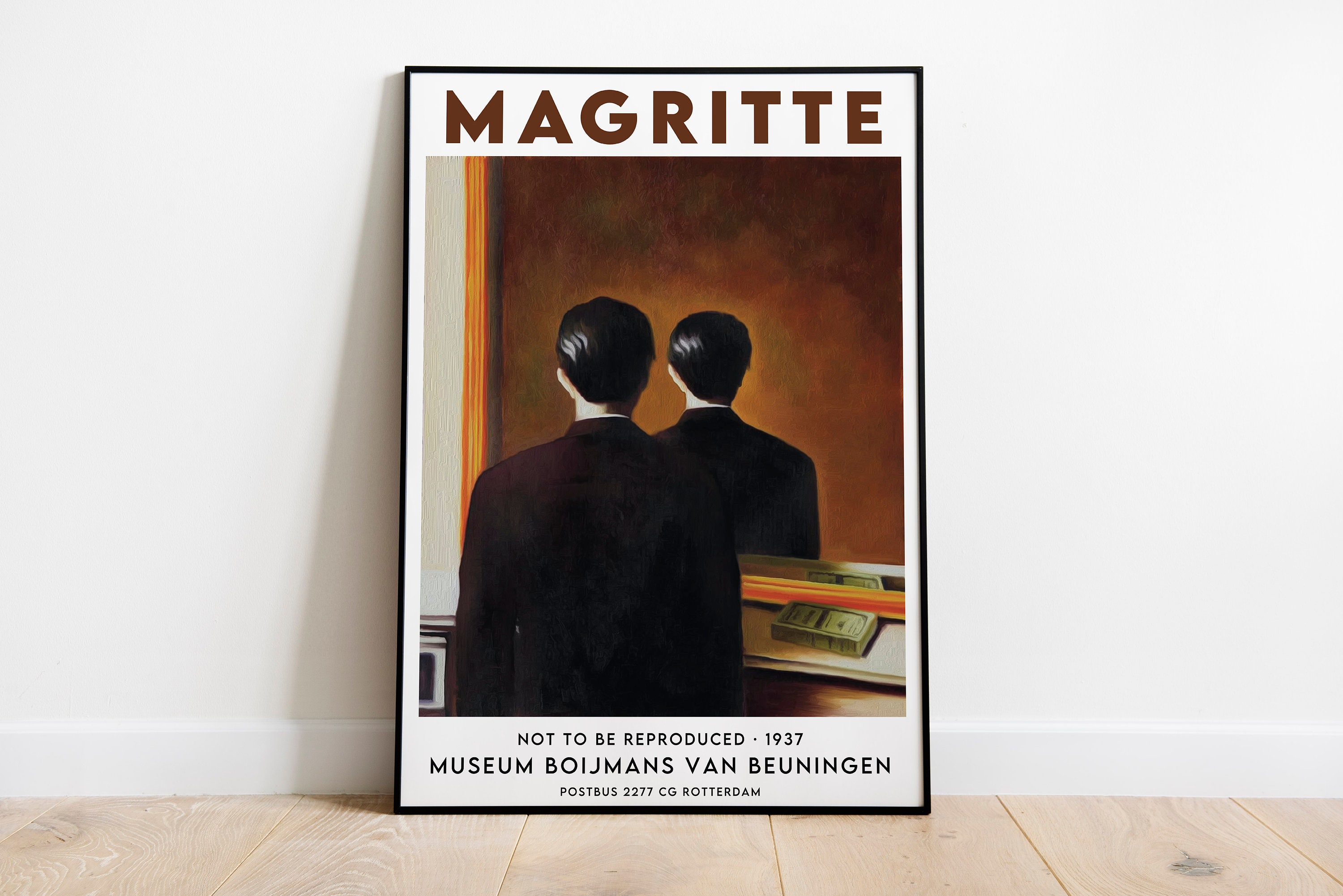 René Magritte Not to Be Reproduced 1937 Museum Boijmans Van - Etsy Ireland